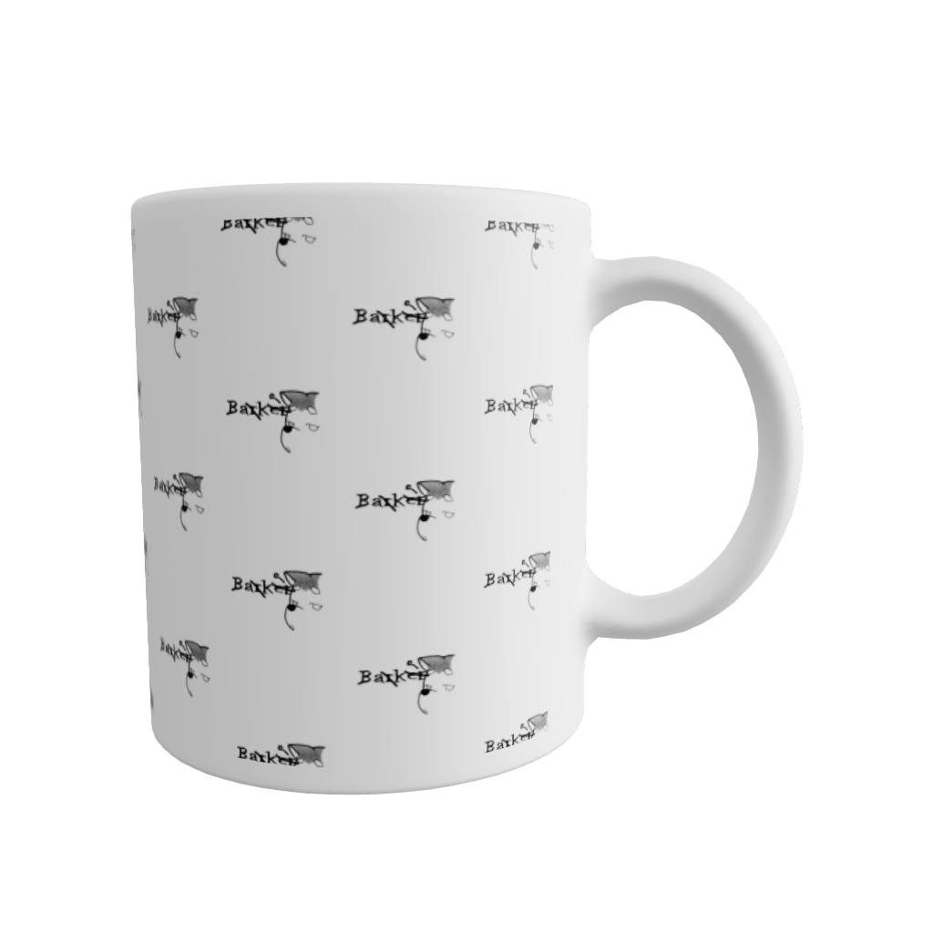Barker Logo Glossy Mug | barkerclothing